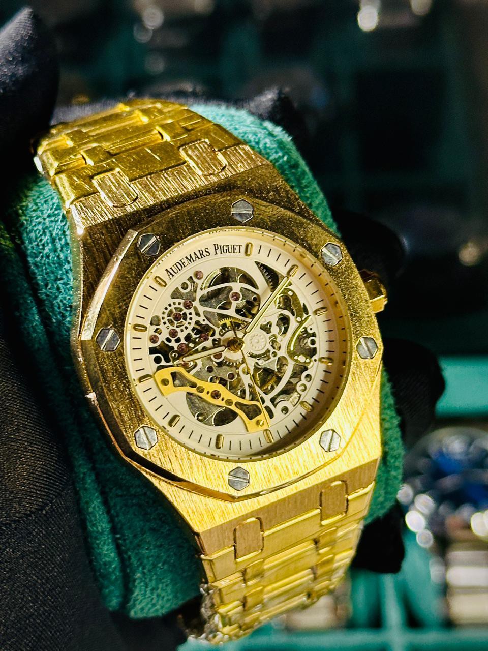 AP SKELETON Mechanical Watch heavy build quality || 1055